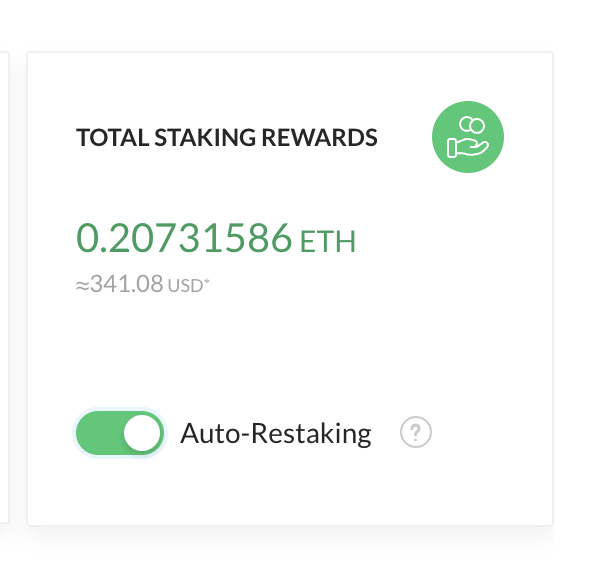 New Feature: Compound Your ETH Staking Rewards with Auto-Restaking ...