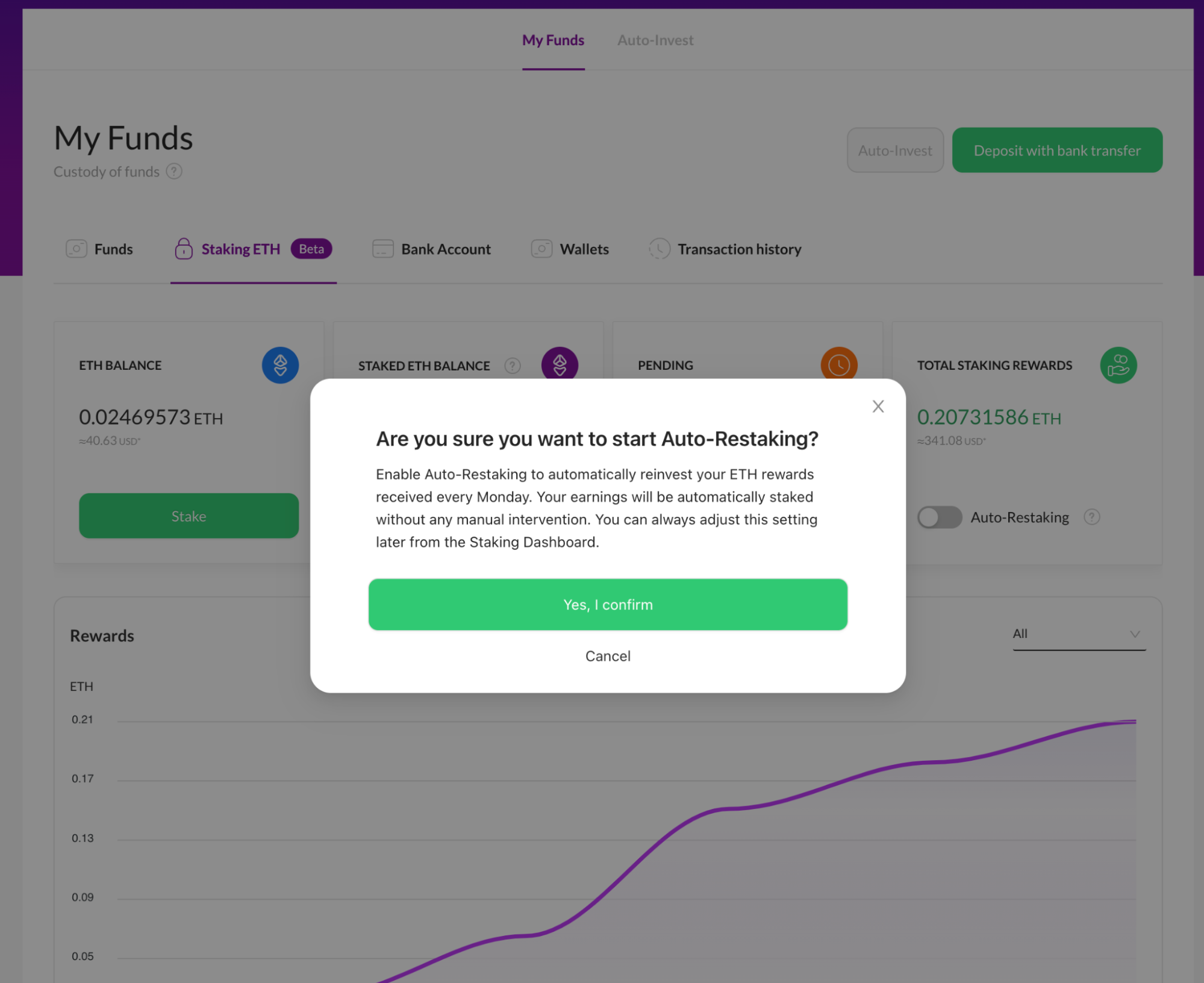 New Feature: Compound Your ETH Staking Rewards with Auto-Restaking ...